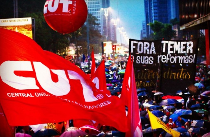 CUT Union Federation turns 35 facing biggest fight ever - BRASILWIRE